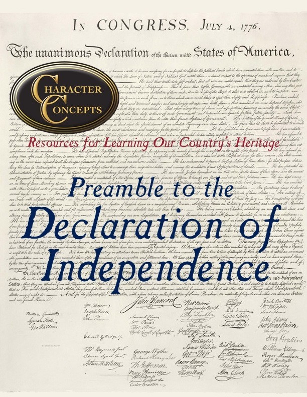 Declaration Of Independence For Kids